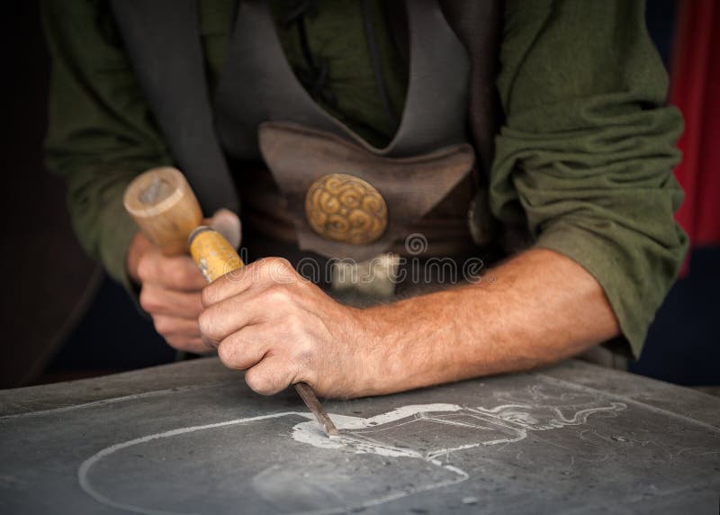 Collection Of Antique Woodworking Tools Stock Image - Image of wood ...