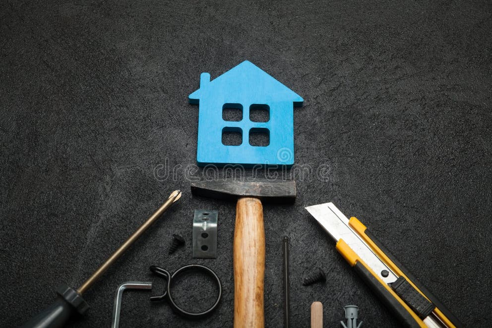 Craftsman Carpentry, Do it Yourself Concept. Home Hard Work Stock Photo ...