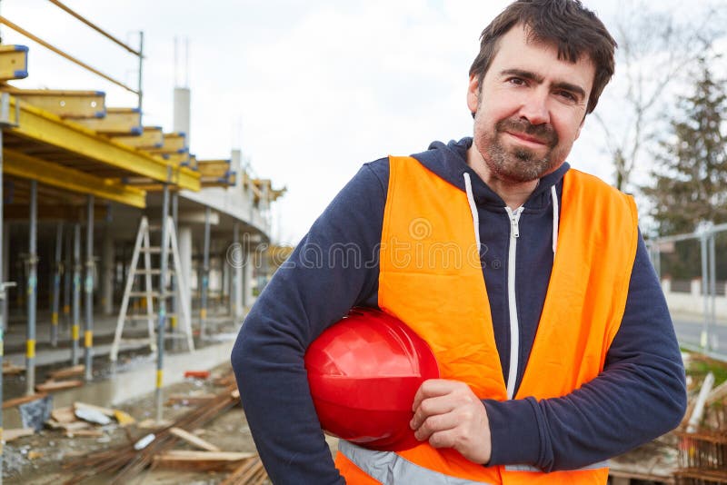 Craftsman or Construction Worker in Protective Clothing Stock Image ...