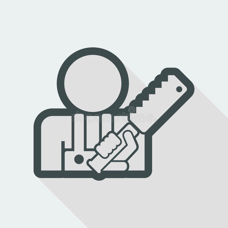 Craftsman icon stock vector. Illustration of human, farm - 117818917
