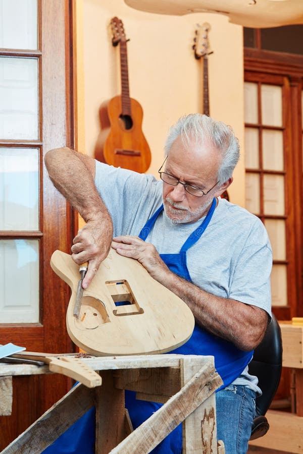 Craftsman Makes Manual Work Stock Image - Image of precision, manual ...
