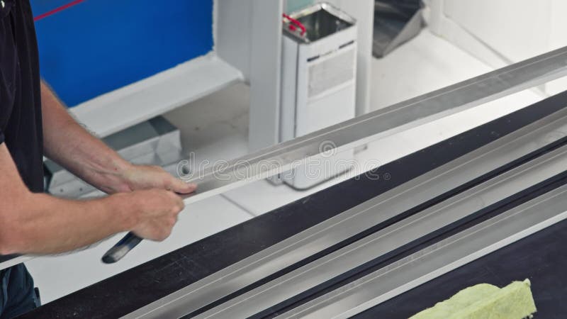 Craftsman Meticulously Rectifies the Imperfections of the Metallic ...