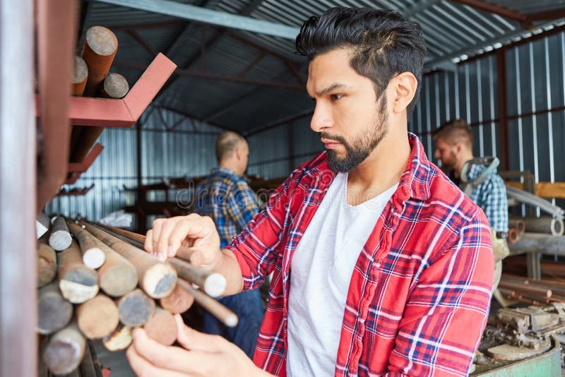 Craftsman or Warehouse Clerk Checking Inventory Stock Photo - Image of ...