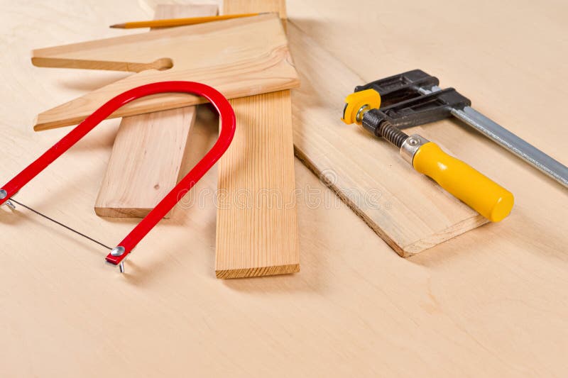 Craftsmanship and Carpentry Concepts. Pack and Lineup of Professional ...