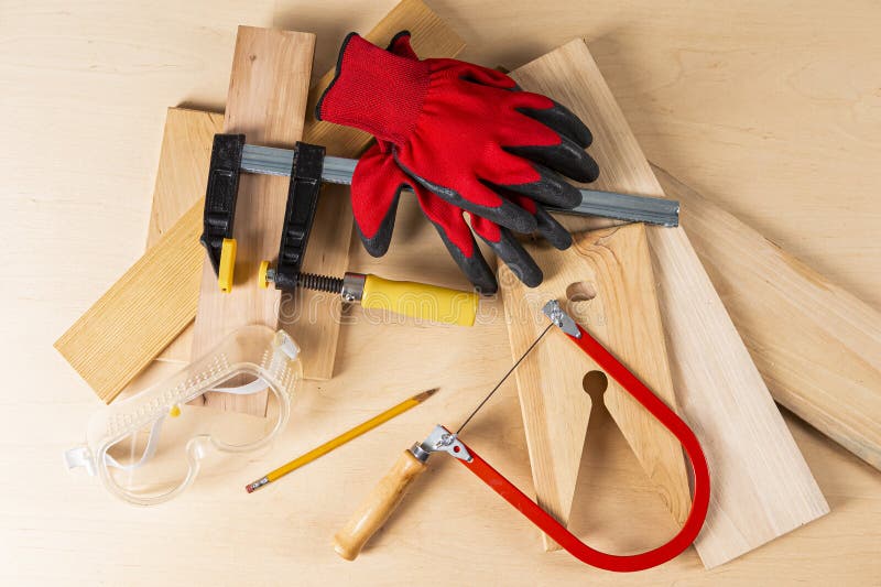 Craftsmanship Concepts. Upper View Image of Variety or Lineup of ...