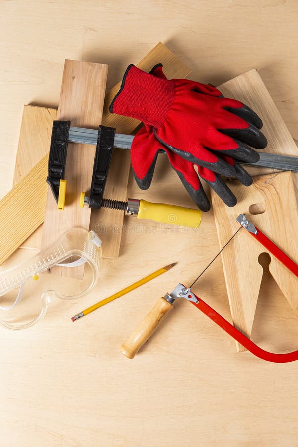 Craftsmanship Concepts. Upper View Image of Variety or Lineup of ...