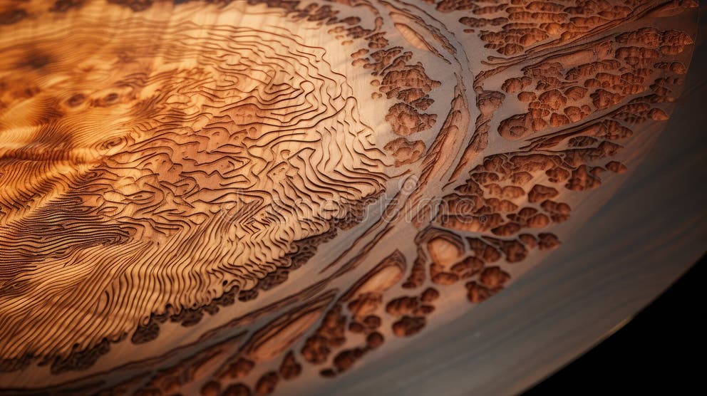 Craftsmanship fire etching stock illustration. Illustration of detail ...