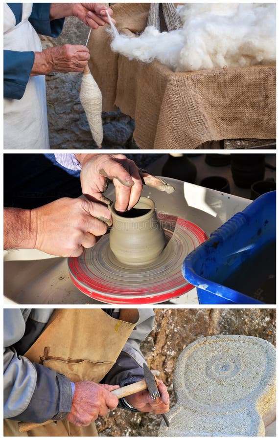 Craftsmanship. Hands Detail Stock Image - Image of homemade, hand: 27196157