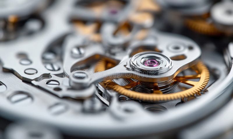 Craftsperson Assembling a Custom Mechanical Gadget with Intricate ...