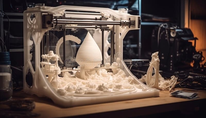 Craftsperson Using Manufacturing Equipment To Create Handmade Craft ...