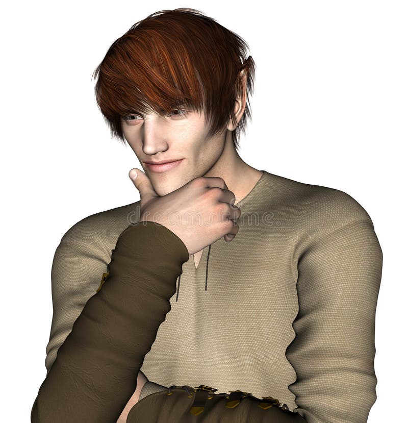 A crafty elf stock illustration. Illustration of white - 85746574