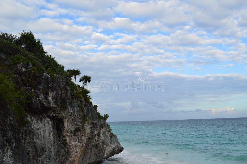 Crag stock image. Image of paradise, palm, crag, tropical - 92566161
