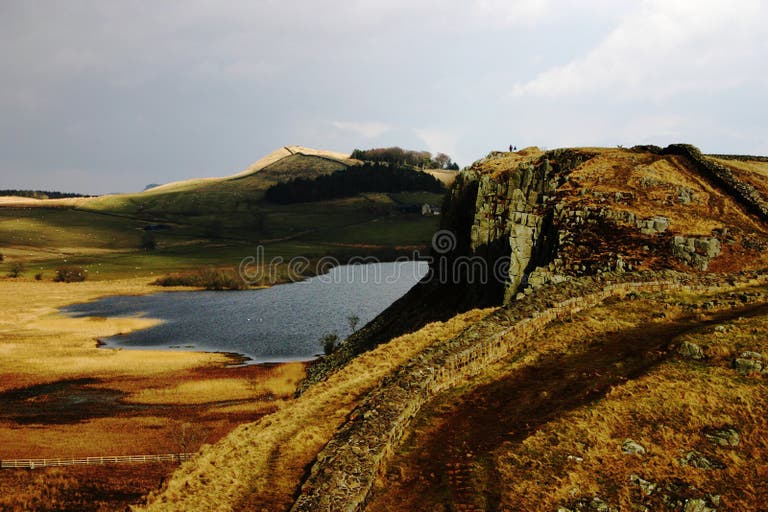 Crag lough stock photo. Image of heritage, roman, lake - 1219868