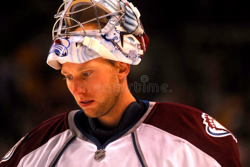 Craig Anderson Colorado Avalanche Editorial Photo - Image of mask ...