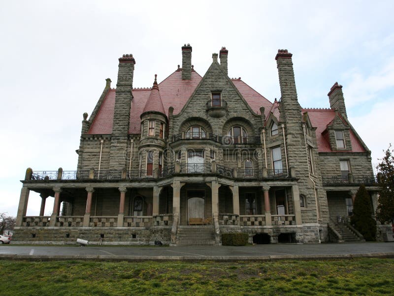 Craigdarroch Castle Victoria Canada Stock Photo - Image of columbia ...