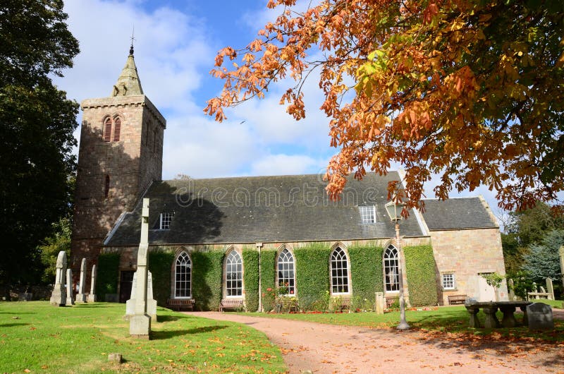 Crail Church stock image. Image of cone, climbing, churchyard - 84487227