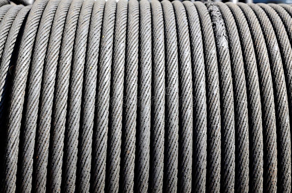 The crain metal cable stock image. Image of dirty, rope - 22348303