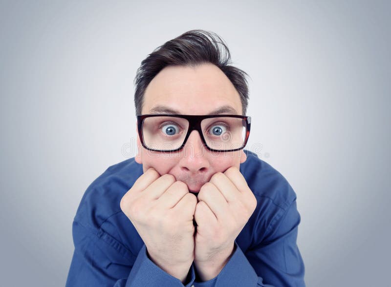 Crainte Profonde D'homme D'affaires Photo stock - Image du main, crise ...