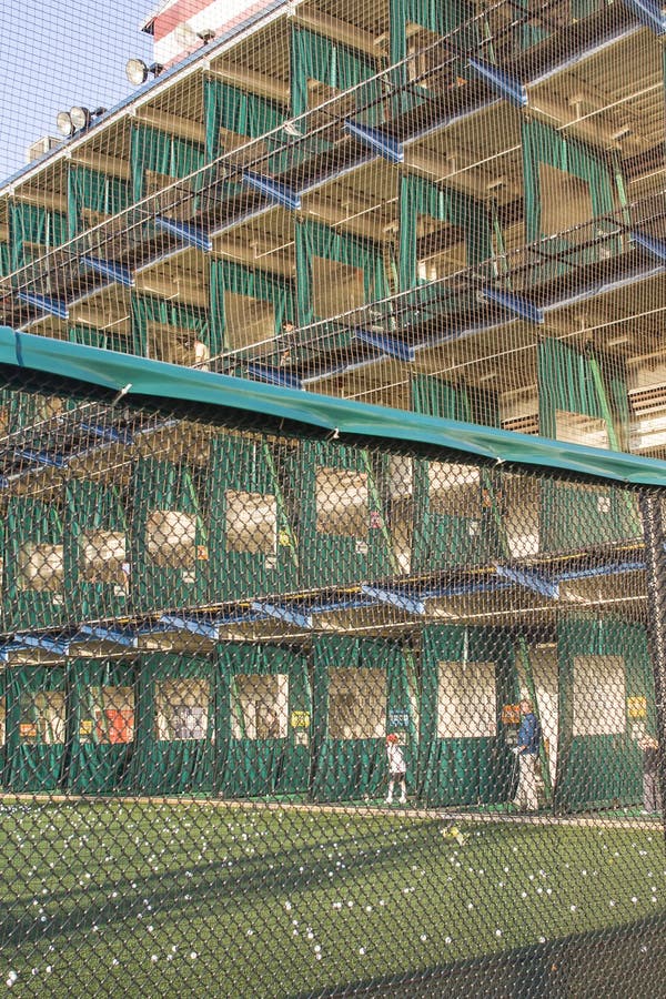 Cramped driving range stock photo. Image of club, clouds - 39841904