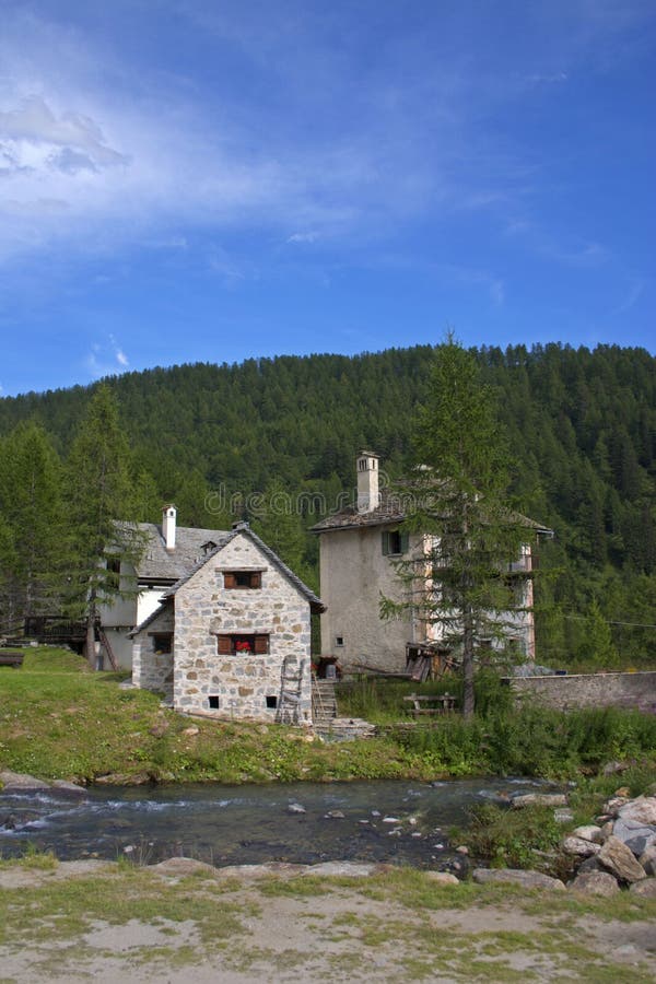 Crampiolo Alpe Devero stock image. Image of landscapes - 10667263