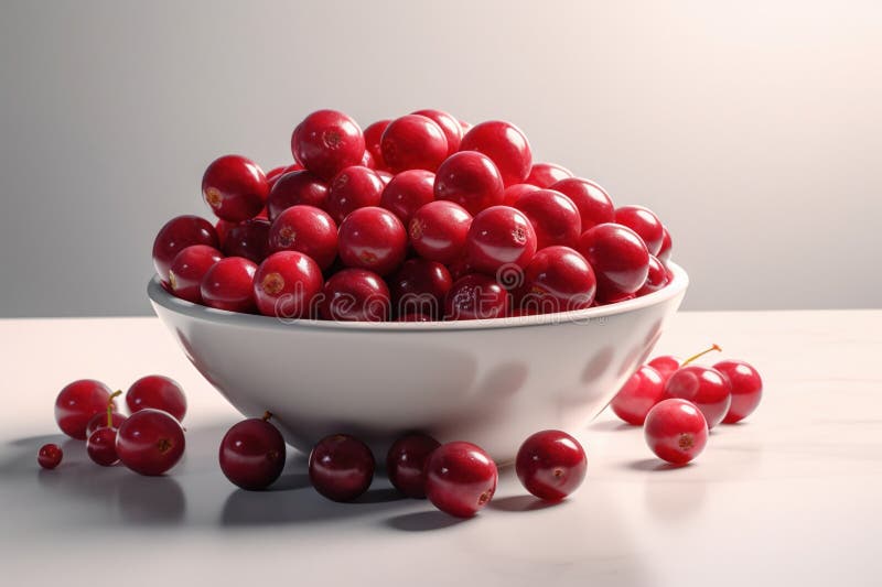 Cranberries on Background. Juicy Red Berries, Fresh and Sweet. Stock ...