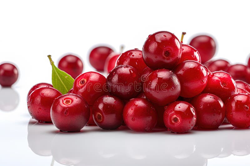 Cranberries on Background. Juicy Red Berries, Fresh and Sweet. Stock ...