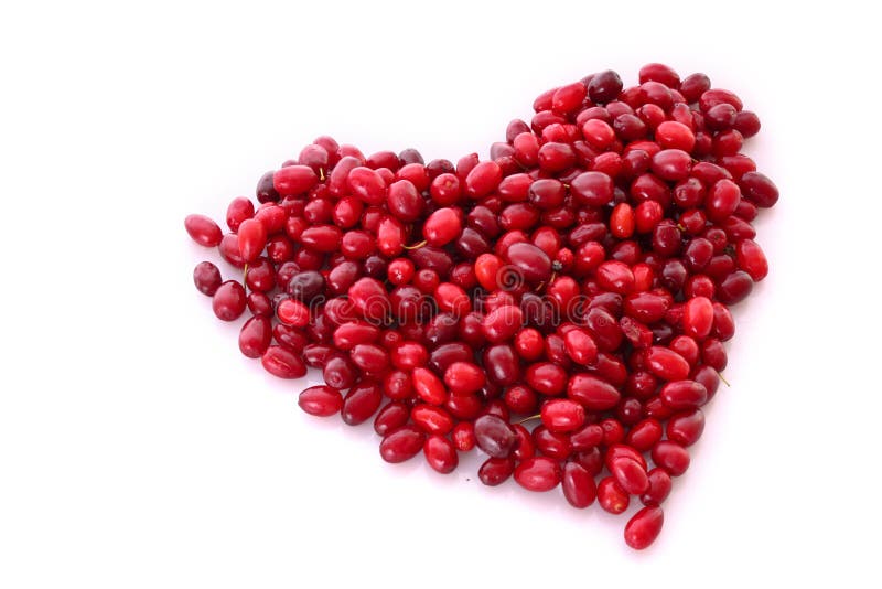 Cranberry Heart / Dew / Valentine S Food Stock Image - Image of dessert ...