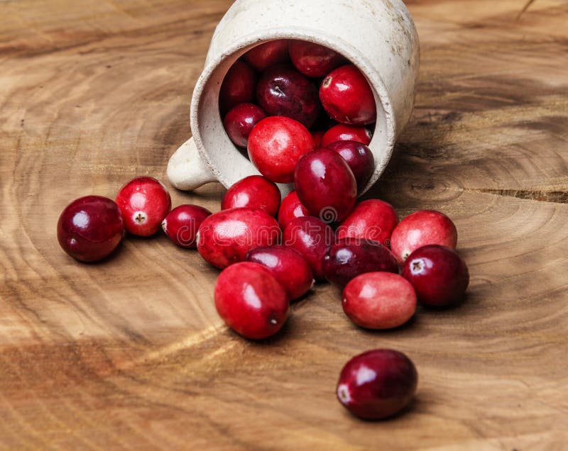 Cranberries on a Kitchen Table Stock Photo - Image of eating, food ...