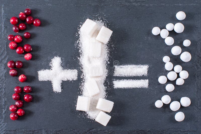 Cranberries in Powdered Sugar. Recipe Stock Photo - Image of white ...