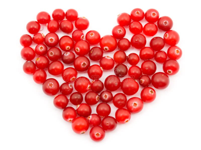Cranberry Heart / Dew / Valentine S Food Stock Image - Image of dessert ...