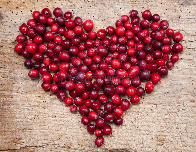 Cranberry heart stock photo. Image of still, ingredients - 16830944