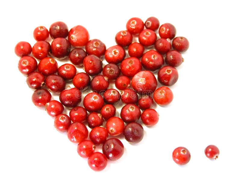 Cranberry Heart / Dew / Valentine S Food Stock Image - Image of dessert ...