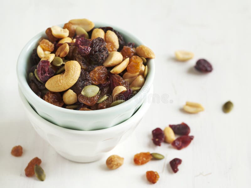Cranberry and nuts mix stock photo. Image of cranberry - 54961622
