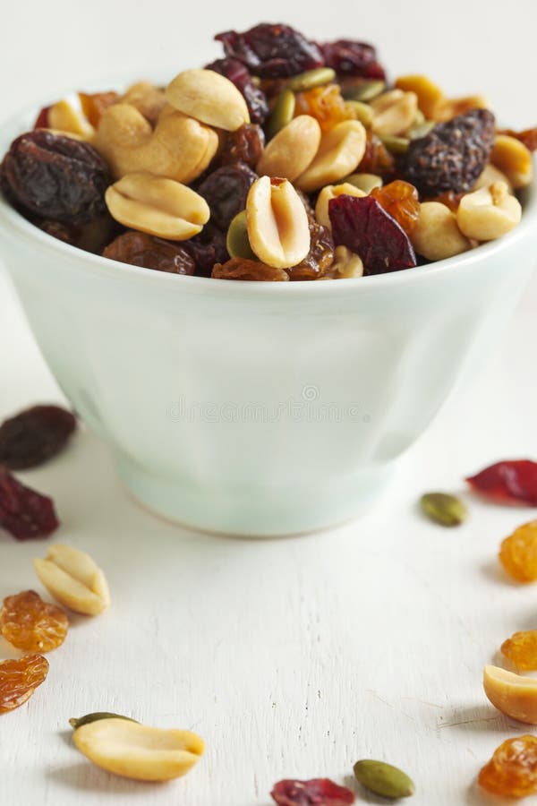 Cranberry and nuts mix stock photo. Image of food, seeds - 54968306