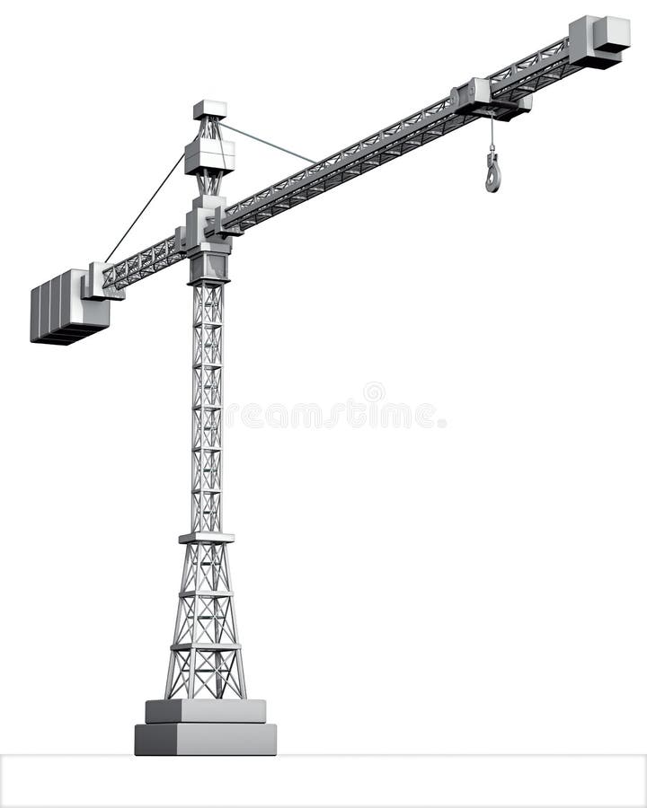 Crane stock vector. Illustration of raise, graphic, engineering - 25560224
