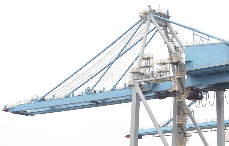 Crane stair with blue sky stock image. Image of structure - 25068525