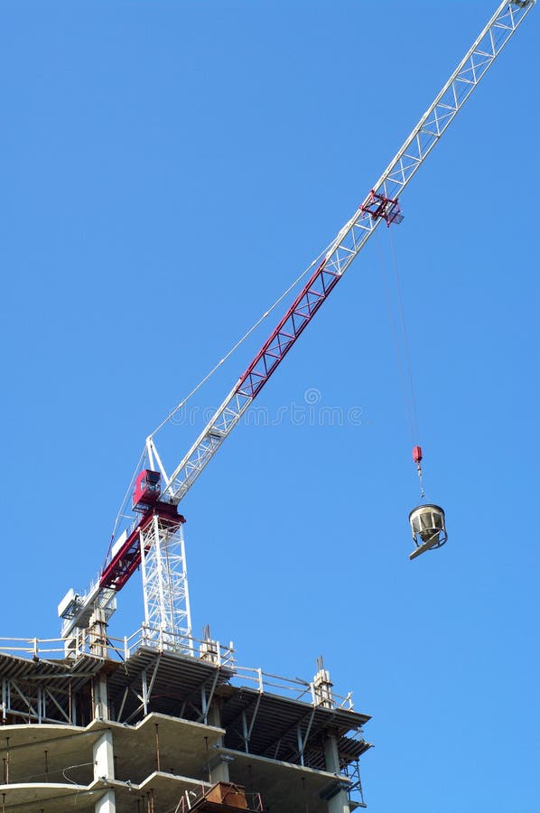 Crane stock image. Image of construction, derrick, industrial - 15887319