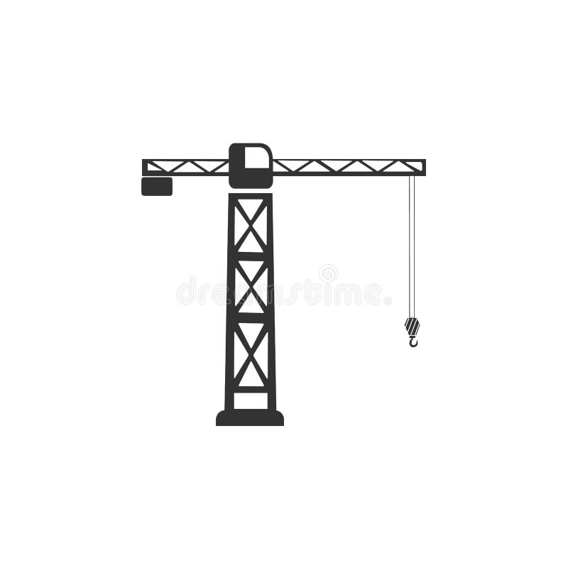 Crane icon stock illustration. Illustration of industrial - 250734686