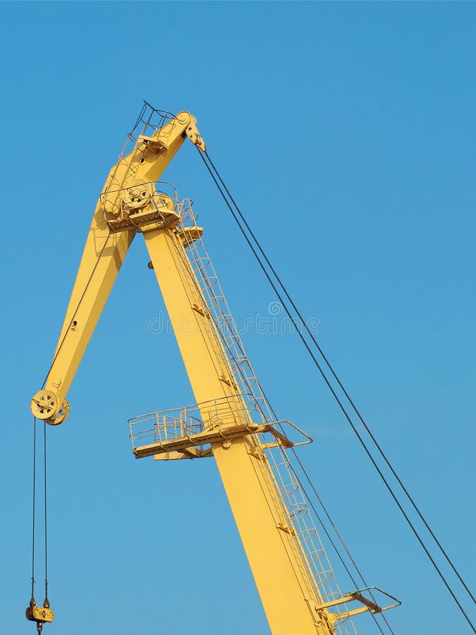 Crane stock image. Image of loading, heavy, cargo, movable - 4612919