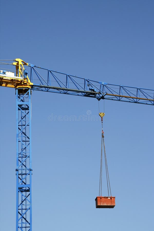 Crane stock image. Image of economic, building, crane - 9809649