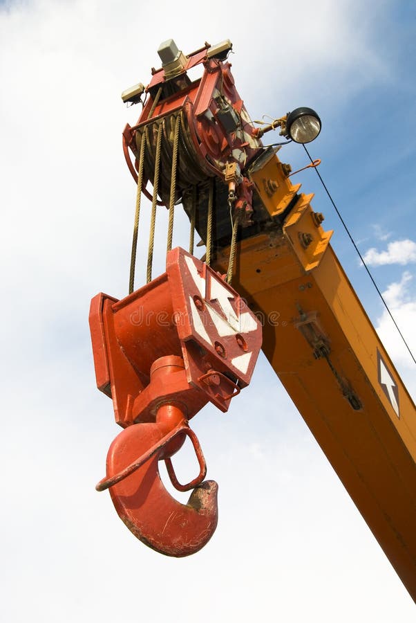 Crane arrow stock photo. Image of loading, elevating - 25533578
