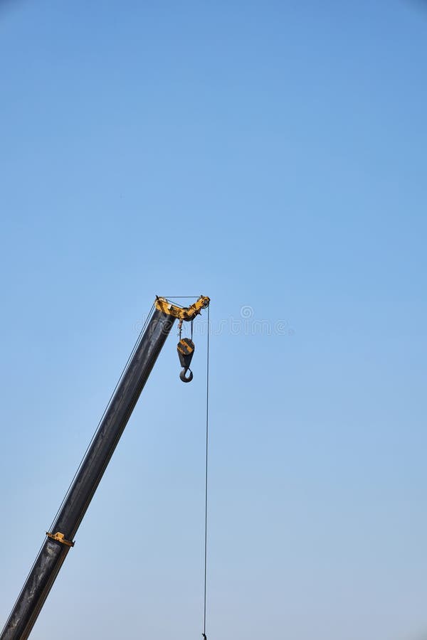 Crane Boom, Machine Used To Move Materials Stock Photo - Image of tool ...