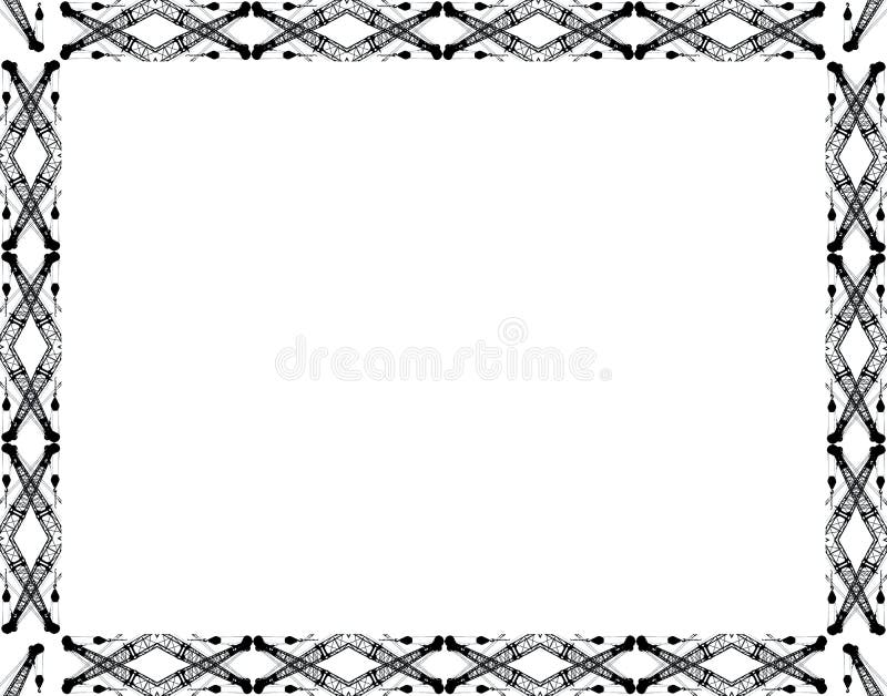 Crane Border stock illustration. Illustration of loader - 21861444