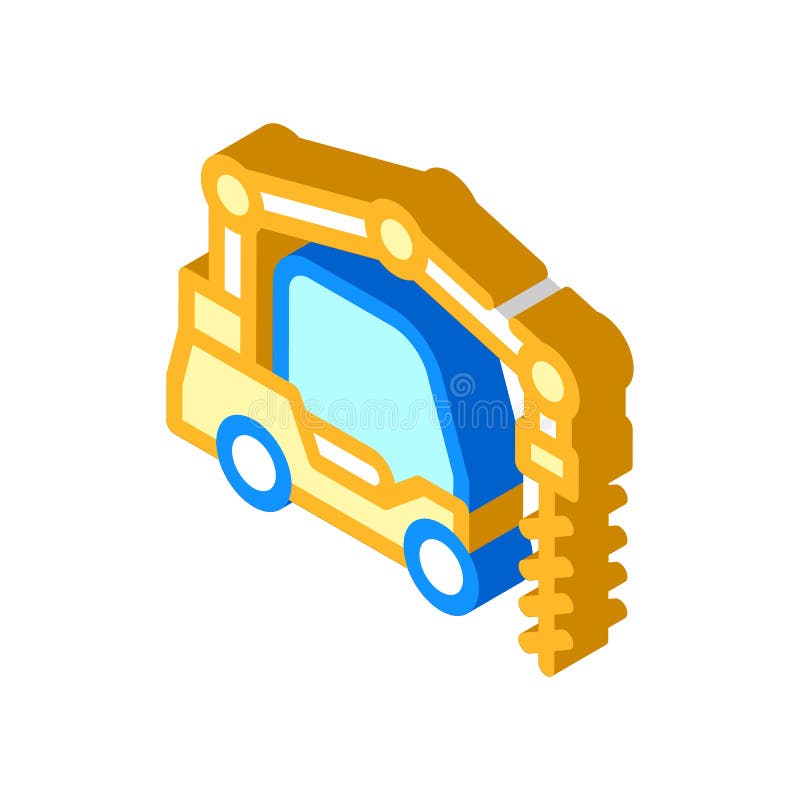 Crane-boring Machine Isometric Icon Vector Isolated Illustration Stock ... Crane-boring Machine Isometric Icon Vector Isolated Illustration Stock ...