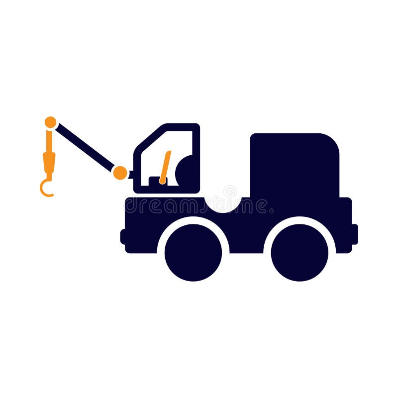 Crane, Caterpillar, Car, Caterpillar Crane Icon Stock Vector ...