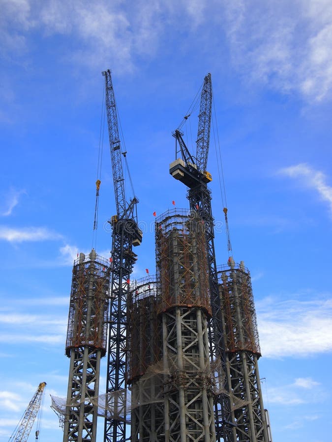 Crane in Construction stock photo. Image of crane, steel - 21372322