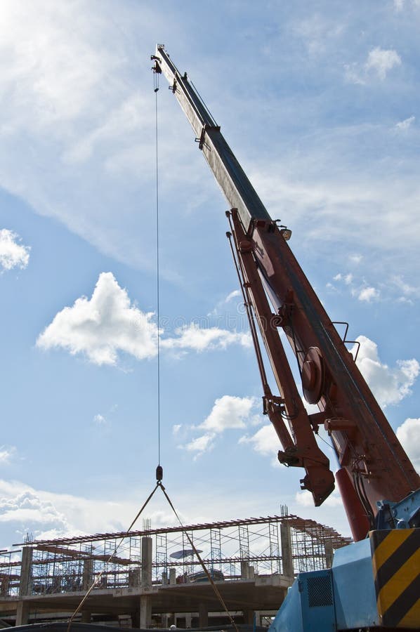 Crane in construction site stock photo. Image of industry - 21697898