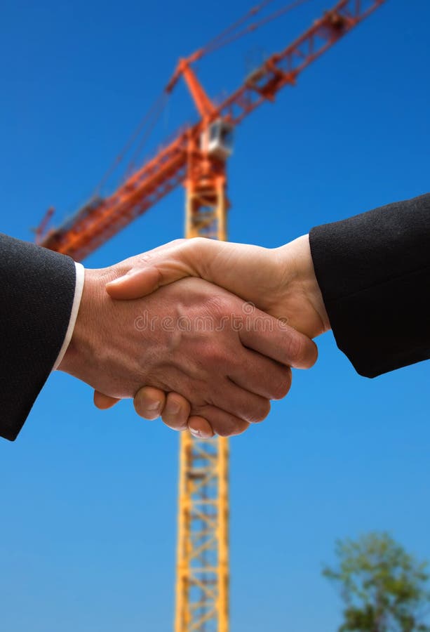 Crane deal stock photo. Image of construction, architecture - 3502194