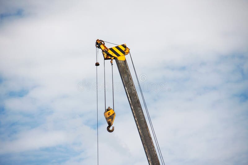 Crane hand stock image. Image of machine, iron, industry - 32738023