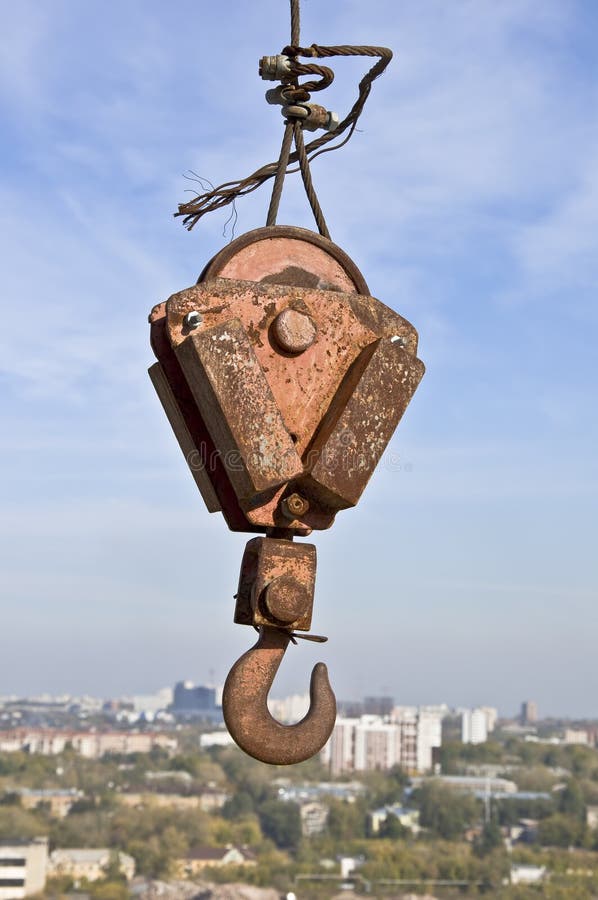 Crane hook stock image. Image of photography, rust, construction - 16545283